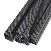 China Ultra‑Lightweight Rigidity 3K Square Carbon Fiber Tubes | Custom Sizes & High‑Strength for sale