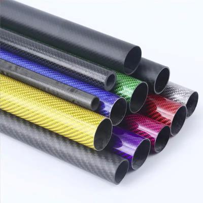 China Kevlar Round Tubes (KFRP Round Tube) — Aramid Fiber Wound · Ultra-Tough Impact Resistance · Lightweight Ballistic-Grade for sale