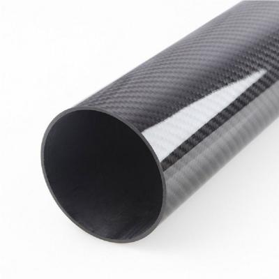 China Customizable Large Diameter High Strength Carbon Fiber Tube 3K Carbon Tube for sale