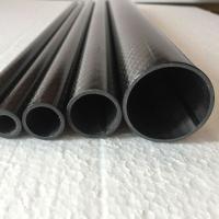 China Customizable Large Diameter High Strength Carbon Fiber Tube 3K Carbon Tube for sale