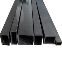 China Custom Size 3K Carbon Fiber Rectangular Tube Carbon Fibre Square Tube for sale