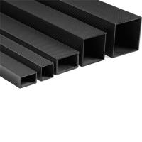 China Custom Size 3K Carbon Fiber Rectangular Tube Carbon Fibre Square Tube for sale