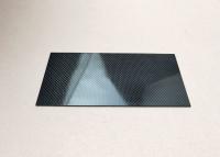 China black Real Carbon Fiber Sheeting , High Strength Carbon Fiber Panels for sale