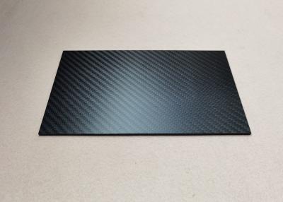 China 3K Twill Weave Carbon Fiber Plate For Aerospace , Military Low Weight for sale