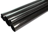 China RF Shielding 50mm 3K Twill Carbon Fiber Tube Anti Corrosion for sale