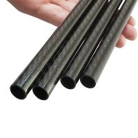 China 22mm Glossy Surface Carbon Fiber Tube 500×600mm For Telescoping Poles for sale