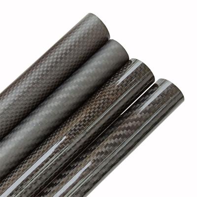 China Corrosion Resistant OD 4mm Carbon Fiber Pipe Twill Matte for sale