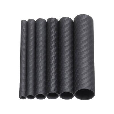 China OEM CNC Machining 3K Matte Plain Carbon Fiber Tube for sale