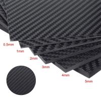 China 2mm Thick 3k Twill Weave Carbon Fiber Plate For Automation for sale