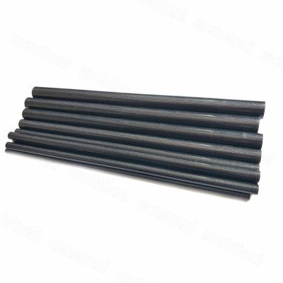 China High Modulus Glossy Woven Carbon Fiber Tube Heat Resistance for sale