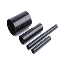 China 3K Filament Twill Pattern Carbon Fiber Tube Impregnated for sale
