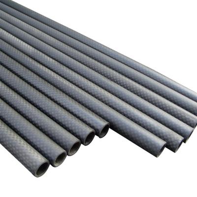China Matte 3K Twill Carbon Fiber Round Tube For Sports Equipment for sale