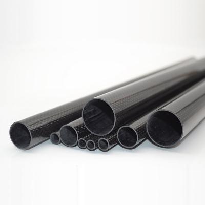 China Ultra Light 3K Twill Matte Carbon Fiber Tube Fatigue Resistance for sale
