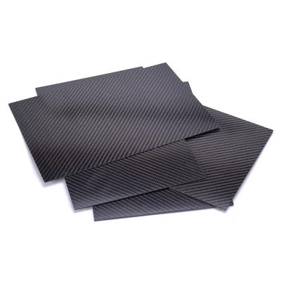 China Anti Corrosion 3K Carbon Fiber Board Twill Weave Matte Finish for sale