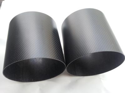 China 3K Twill Carbon Fiber Tube High Glossy Finished Surface for sale