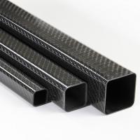 China Twill Plain Pultrusion Square Carbon Fiber Tube Radiation Resistant for sale