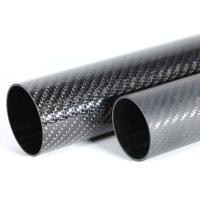 China Glossy 3K Twill Carbon Fiber Tube For Cleaning Equipment for sale