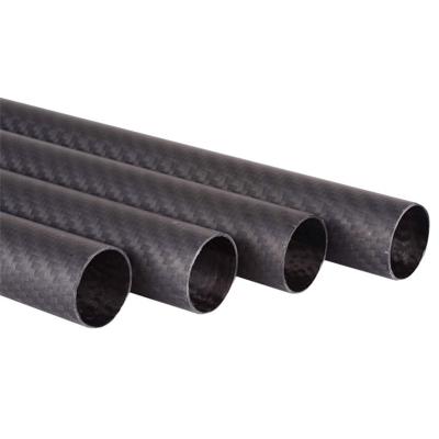 China ODM Roll Wrapped Woven Finish Carbon Fiber Tube OD 5mm for sale