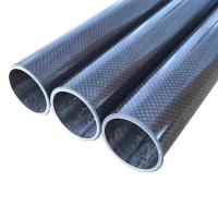 China Lightweight Plain Roll Wrapped Carbon Fiber Tube Corrosion Resistant for sale
