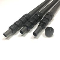 China Lightweight 3K Telescoping Carbon Fiber Tube Water Fed Extension Pole for sale