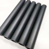 China Electromagnetic Rolling Wrapped Carbon Fiber Tube 12mmx10mm for sale