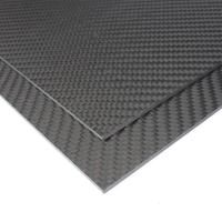 China Industrial 1mm Carbon Fiber Sheet 3K Twill Weave 400*500mm for sale