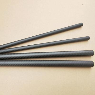 China Abrasion Resistant 25MM Carbon Fiber Tube High Strength for sale