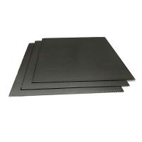 China Light Weight 400×500mm Carbon Fiber Plate 0.3mm High Strength for sale