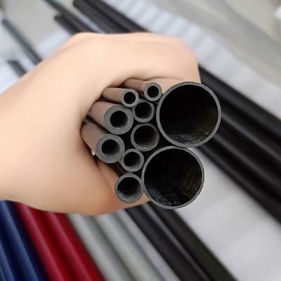 China 5000mm Length Carbon Fiber Tube 3K Rolled Wrapping For Construction for sale