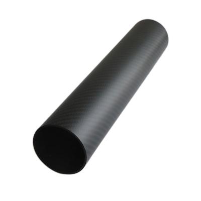 China Electromagnetic 3K Matte Carbon Fibre Tube Corrosion Resistance for sale