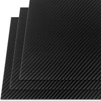 China Custom 300x200mm 3K Plain Carbon Fiber Plate Lightweight SGS for sale