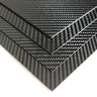 China 3K Matte Surface 10mm Carbon Fiber Plate 4x4 Twill Weave for sale