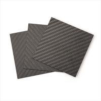 China Lightweight 3K Anti UV Carbon Fiber Board Twill Weave 0.3mm Thickness for sale