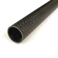 China 12K Twill Carbon Fiber Tubing Glossy Surface High Modulus Anti Alkali for sale
