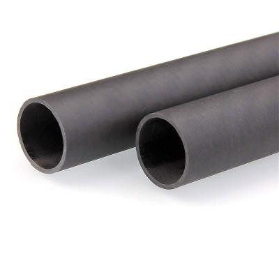 China Anti Acid Twill Plain Carbon Fibre Tube Radiation Resistant for sale