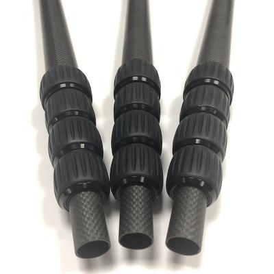 China 3K Twill Carbon Fiber Telescopic Tube For Window Cleaning for sale