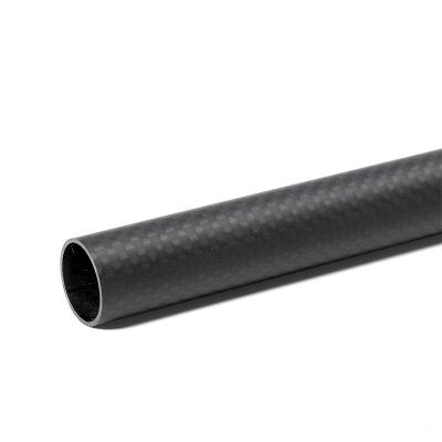 China OEM 3K Roll Wrapped Carbon Fiber Tube Anti Acid Radiation Resistant for sale