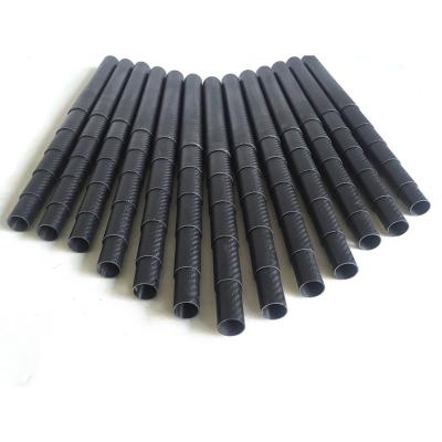 China 3K Plain Carbon Fiber Telescopic Pole 45ft Bidirectional for sale