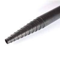 China Bidirectional 45ft Carbon Fiber Telescopic Pole 3K Twill For Mast Flag for sale