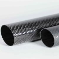 China Straight Industrial Carbon Fibre Tube 12.0 X 10.0mm 3K Finish for sale