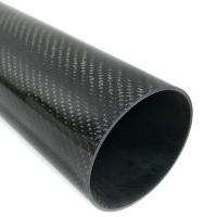 China Hose Straight Carbon Fiber Tube High Strength 3K Twill for sale