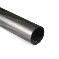 China Roll Wrapped Round Carbon Fibre Tube Torsion Resistance 1mm for sale