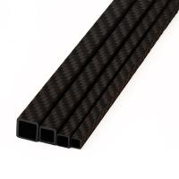 China Mould Free Carbon Fiber Square Tube With Glossy Finish for sale