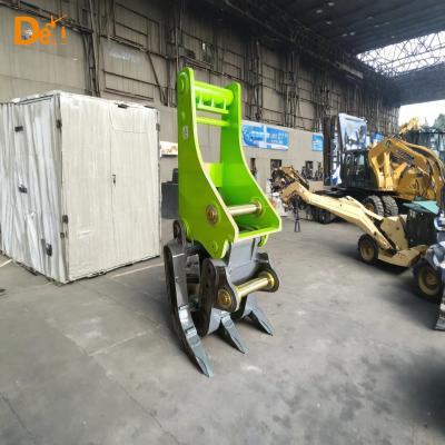 China Excavator Replacement Parts Excavator Grab Bucket Sorting Type Grippe Rock for sale