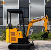 China 1.2 Ton Micro Digging Machine CE Approved Small Crawler Excavator Yellow Black Red Colour for sale