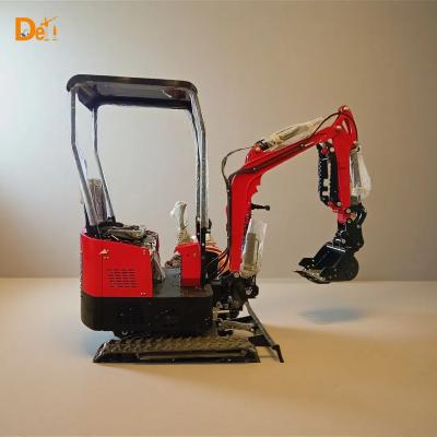 China Compact Convenient 1.5 Ton Small Excavator Machine Crawler Farm Miniature Digger for sale