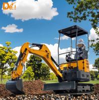 China 2.2 Ton Household Mini Excavator Small Earth Moving Equipment 14.2KW 2200rpm for sale