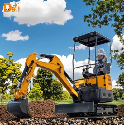 China 2.2 Ton Household Mini Excavator Small Earth Moving Equipment 14.2KW 2200rpm for sale