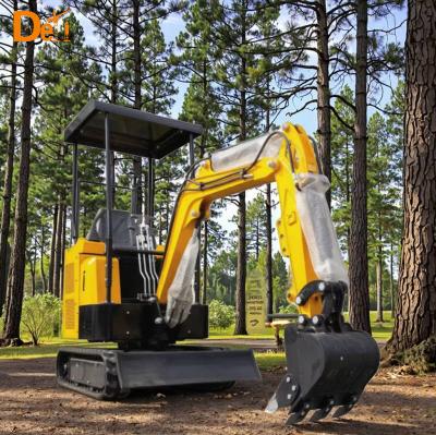 China Small Household Excavator 1.5 Ton Mini Compact Excavator For Municipal Engineering for sale