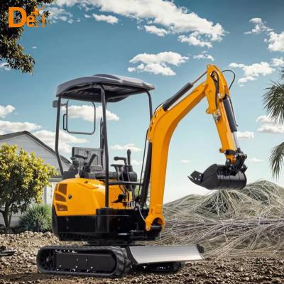 China 12rmp 1.8 Ton Mini Crawler Excavator Small Hydraulic Excavator For Farm Agricultural for sale